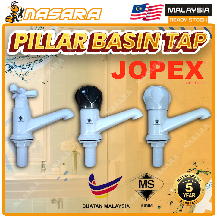 Nasara JOPEX 15mm PVC Pillar Tap For Bathroom Kitchen Pillar Basin Tap ...