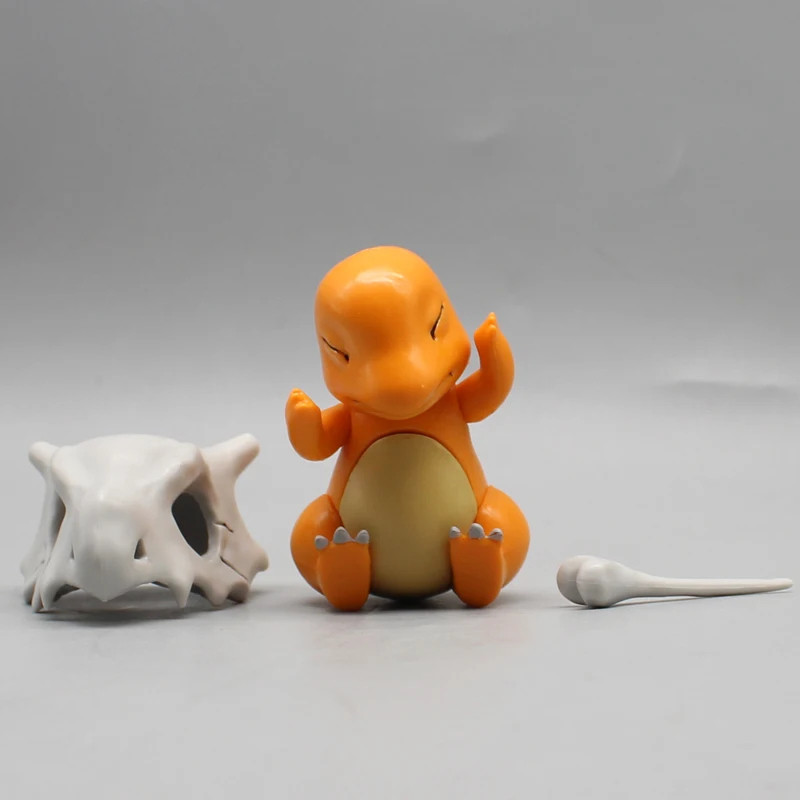 Pokemon 9 CM Pocket Monsters charmander Cubone Cute version Anime ...