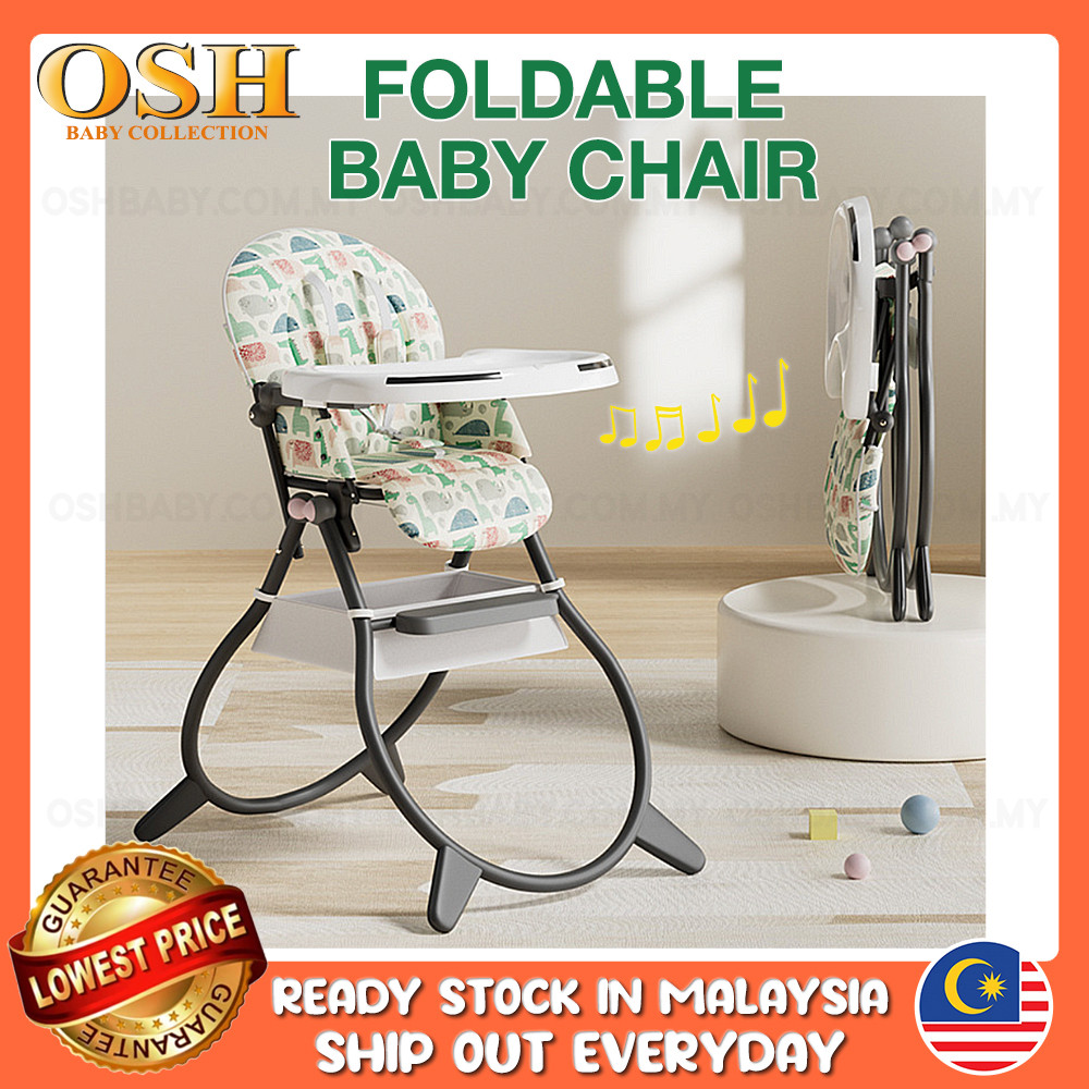 FOLDABLE BABY CHAIR Multi-functional Baby chair Children Safety ...
