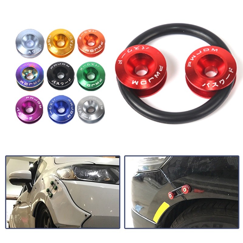 Jdm front bumper mounting accessories and a quick-release trunk lid ...
