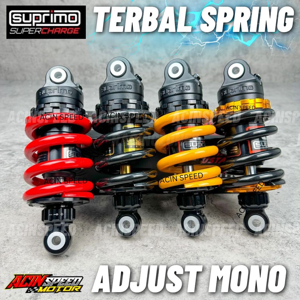 TERBARU 2024 V3 SUPRIMO MONOSHOCK ADJUSTABLE Y15ZR Y16 LC135 V1-V8 RSX RS150 FZ150i/ Suprimo Gas ...
