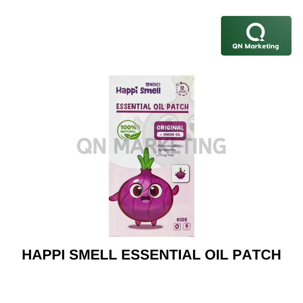 HAPPI SMELL ONION ESSENTIAL OIL PATCH 6's | Shopee Malaysia