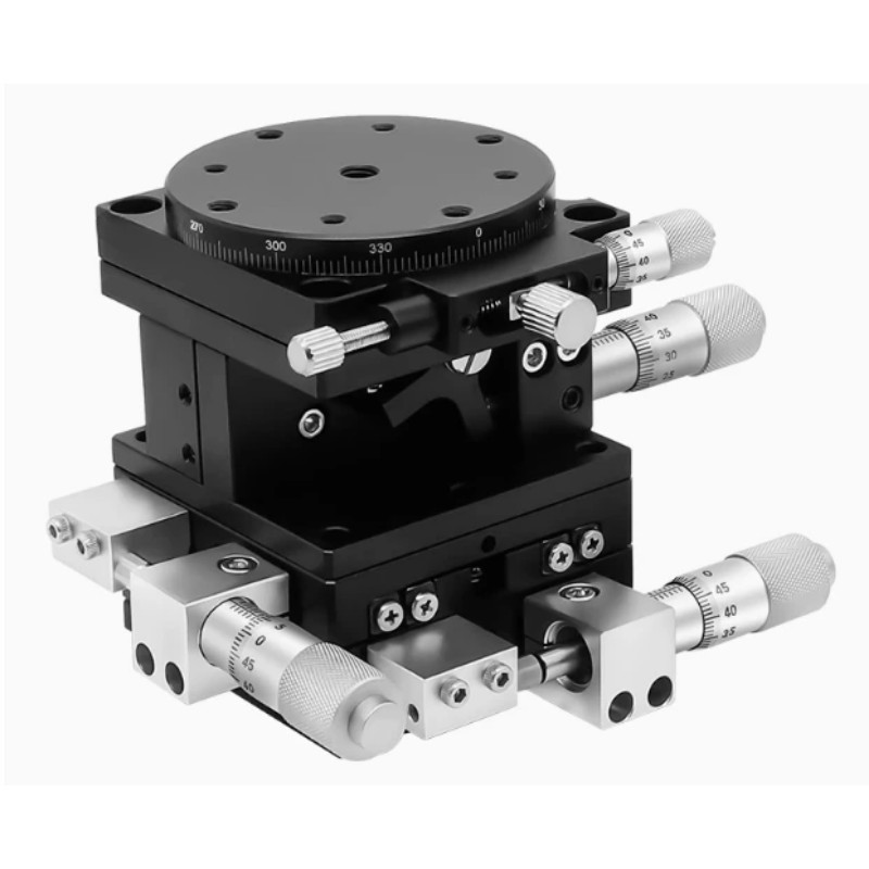 XYZR 90mm 4 Axis Manual Trimming Platform Double V-rail Heavy load ...