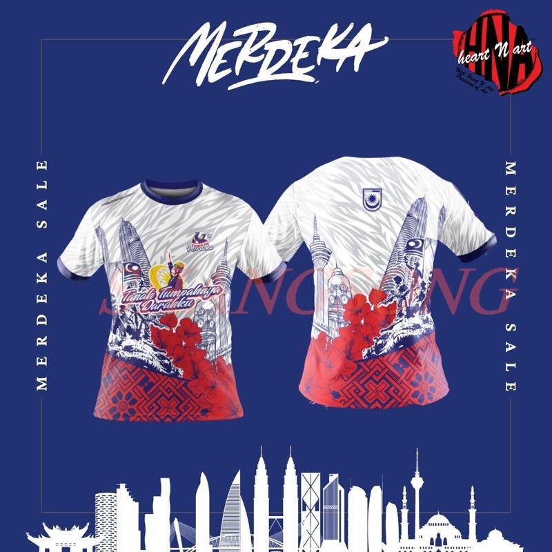 MERDEKA FULL SUBLIMATION JERSEY | DESIGN B | Shopee Malaysia