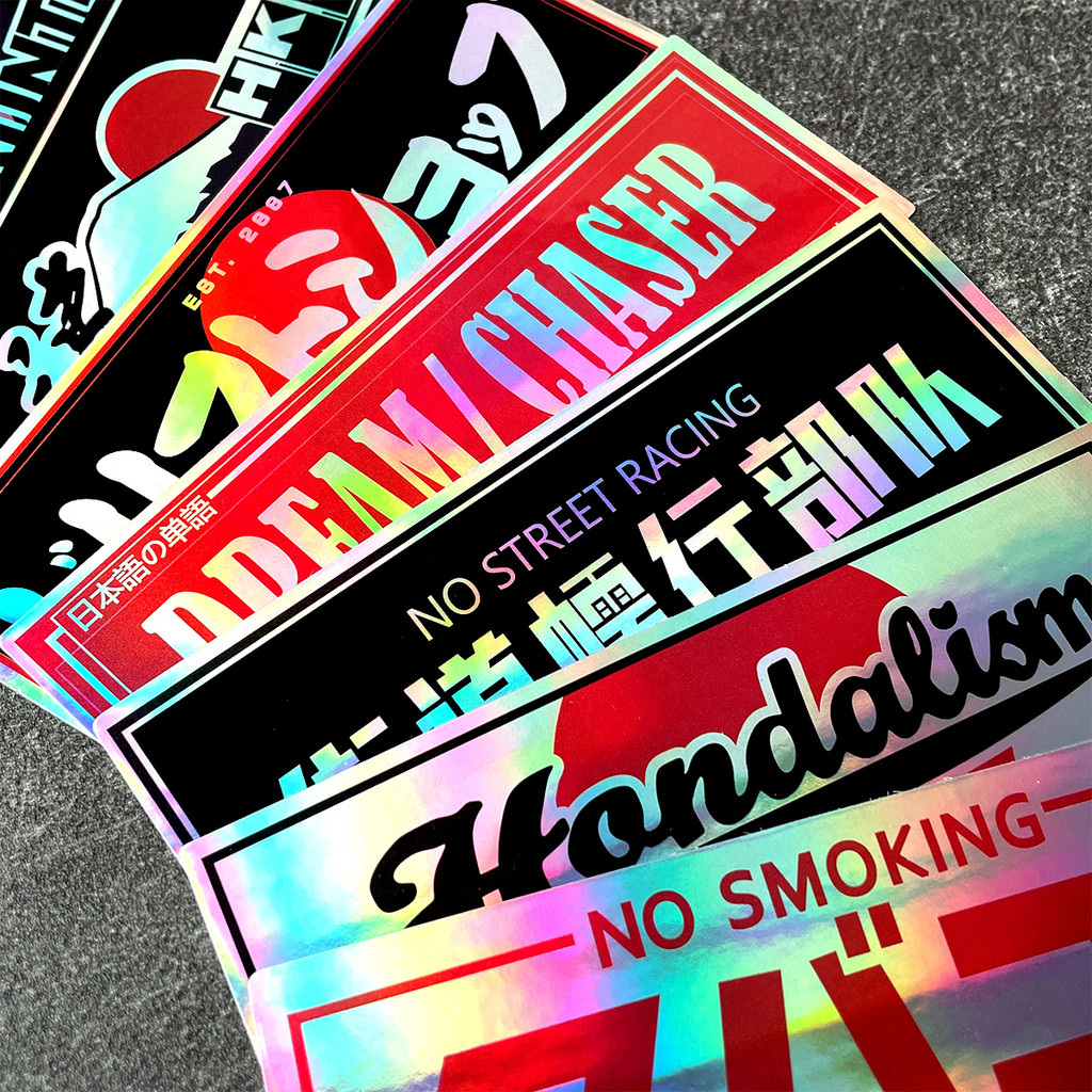 JDM Motorcycle Sticker Yoshimura Reflective Helmet Decal Osaka ...