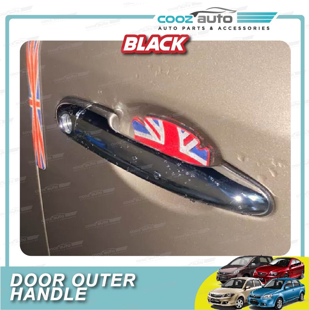 Proton Saga BLM FLX Persona Gen2 Exora Door Outer Handle With Cap Black ...