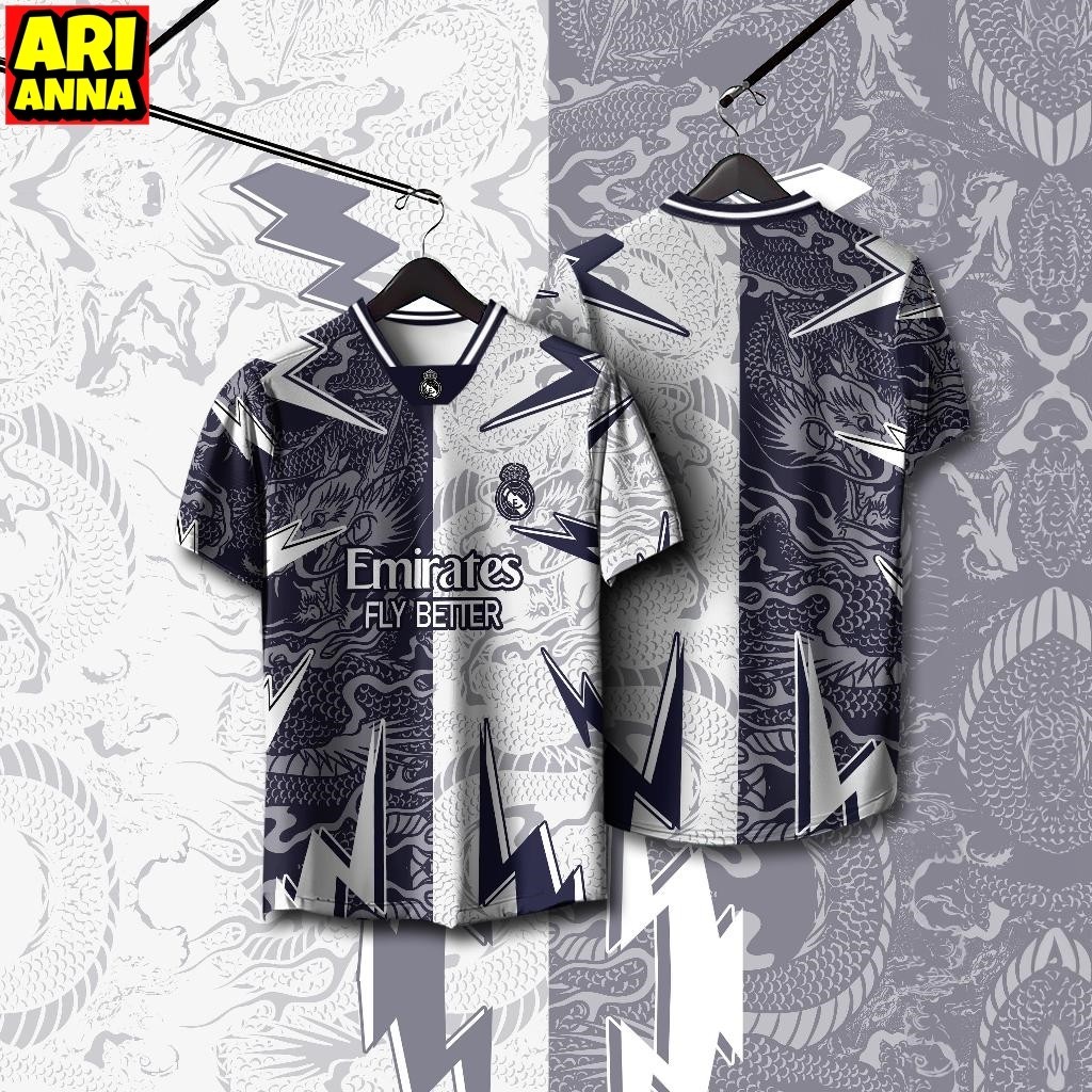 Arianna【Free Custom LOGO】DJ Sport️ Real Madrid Jersi Jersey Football ...