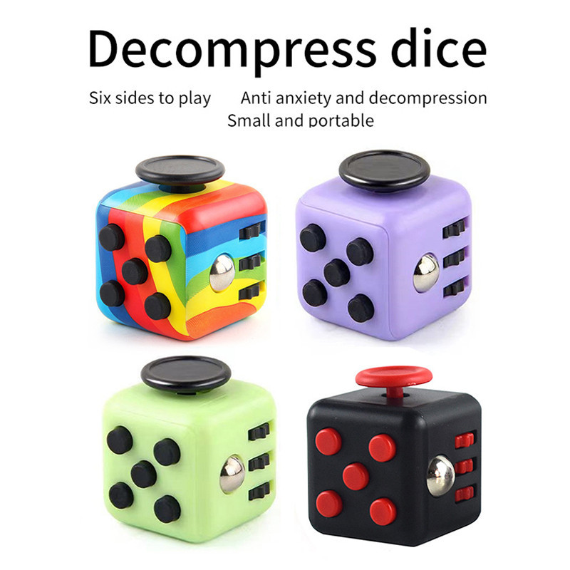 Stress relief dice fingertip magic cube finger dice, anti-anxiety ...