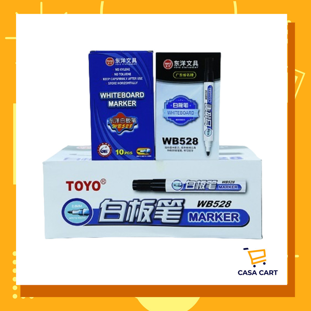 CASA CART Papan Putih Papan Putih Pen Marker Dakwat Hitam Papan Putih ...