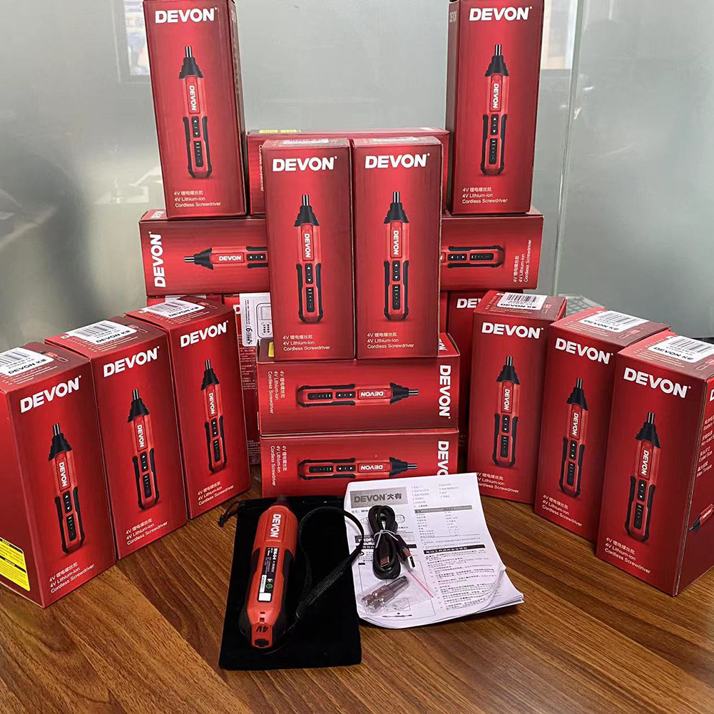 Devon 4V Electrical Screwdriver Set Smart Cordless Electric Screw ...