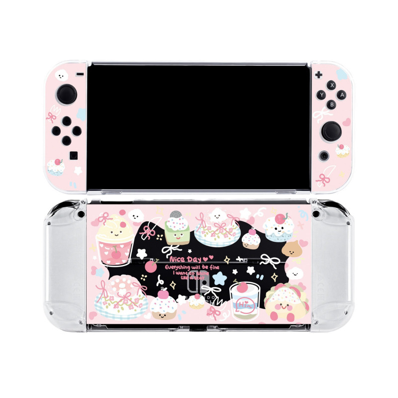 Nintendo Switch Transparent Protective Case Dessert Party Hard ...