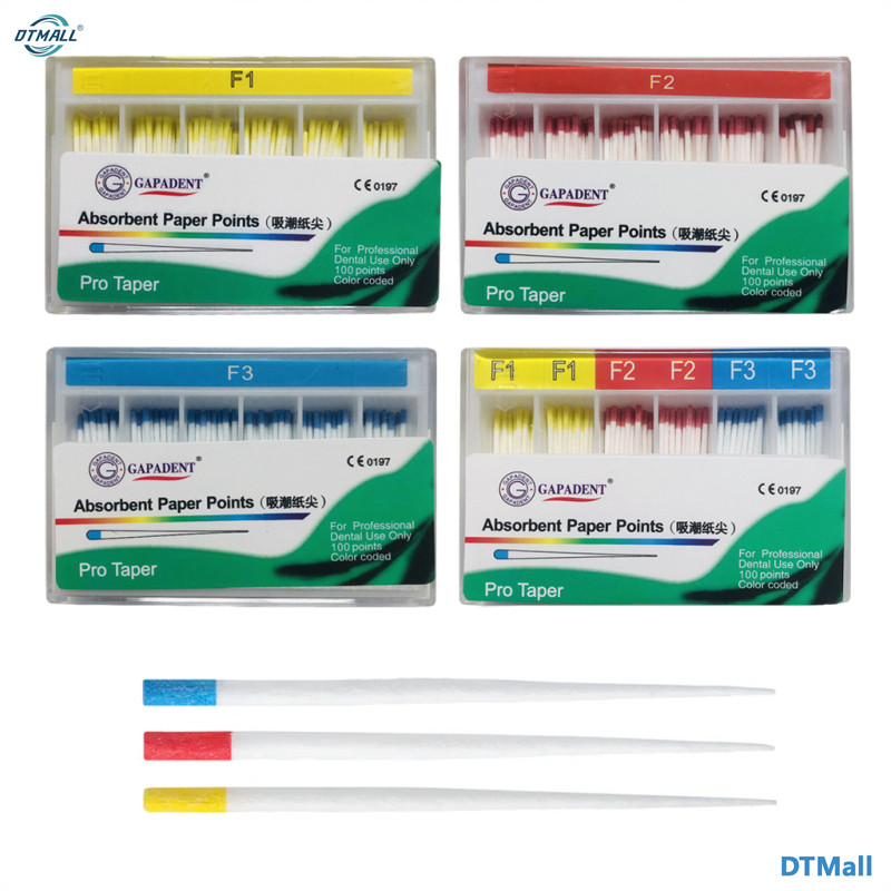 Dental Absorbent Paper Points/Gutta percha points F1-F3 for Protaper ...