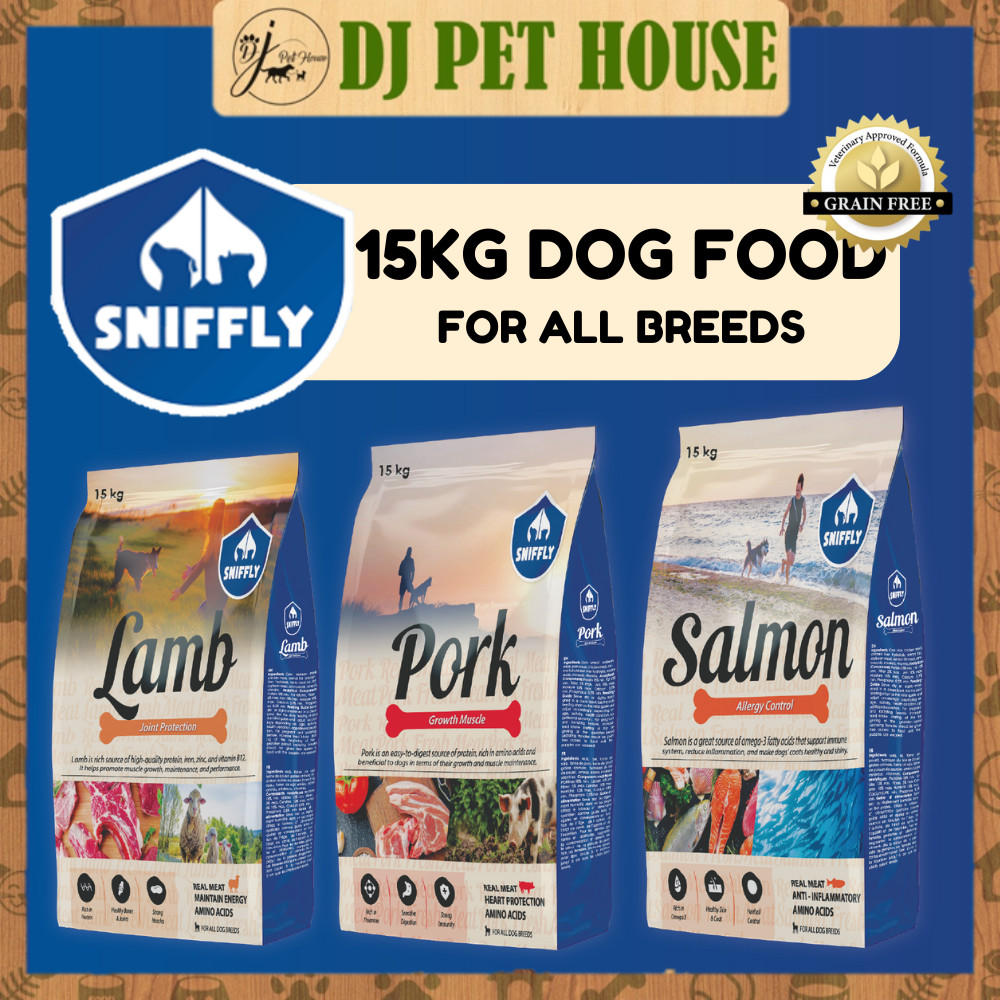 SNIFFLY DOG FOOD FOR ALL BREED 15KG MAKANAN ANJING / 狗粮 | Shopee Malaysia