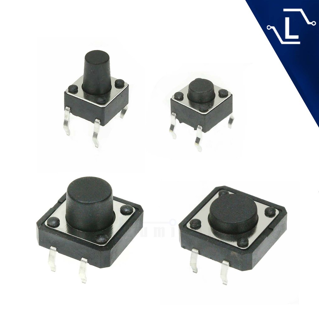 [Luminense] Tactile Switch Mini Push Button Momentary Arduino PIC ...