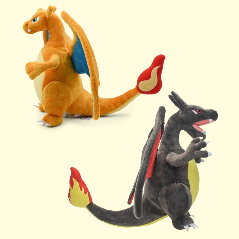 2024 New Style Pokemon Plush 23cm Two Corners Yellow Charizard ...