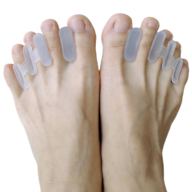 2pieces=1pair Hammer Toe Splitter Hallux Valgus Gel Insole Silicone ...