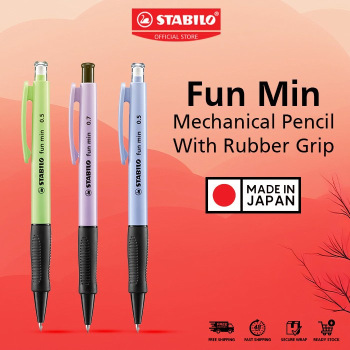 STABILO fun min Mechanical Pencil Refill Lead (Pack of 1/0.5 & 0.7mm ...
