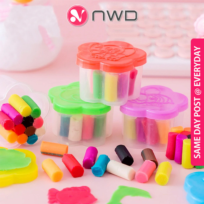 𝗦𝗨𝗣𝗘𝗥 𝗦𝗢𝗙𝗧 》12 Color Mini Clay Set Non Toxic DIY Modeling Clays Kids ...