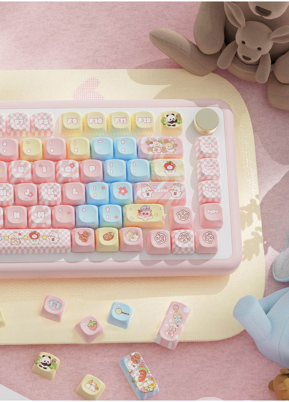 Sanrio Kuromi Cinnamoroll Keycap MCA Profile PBT Five-sided Dye ...