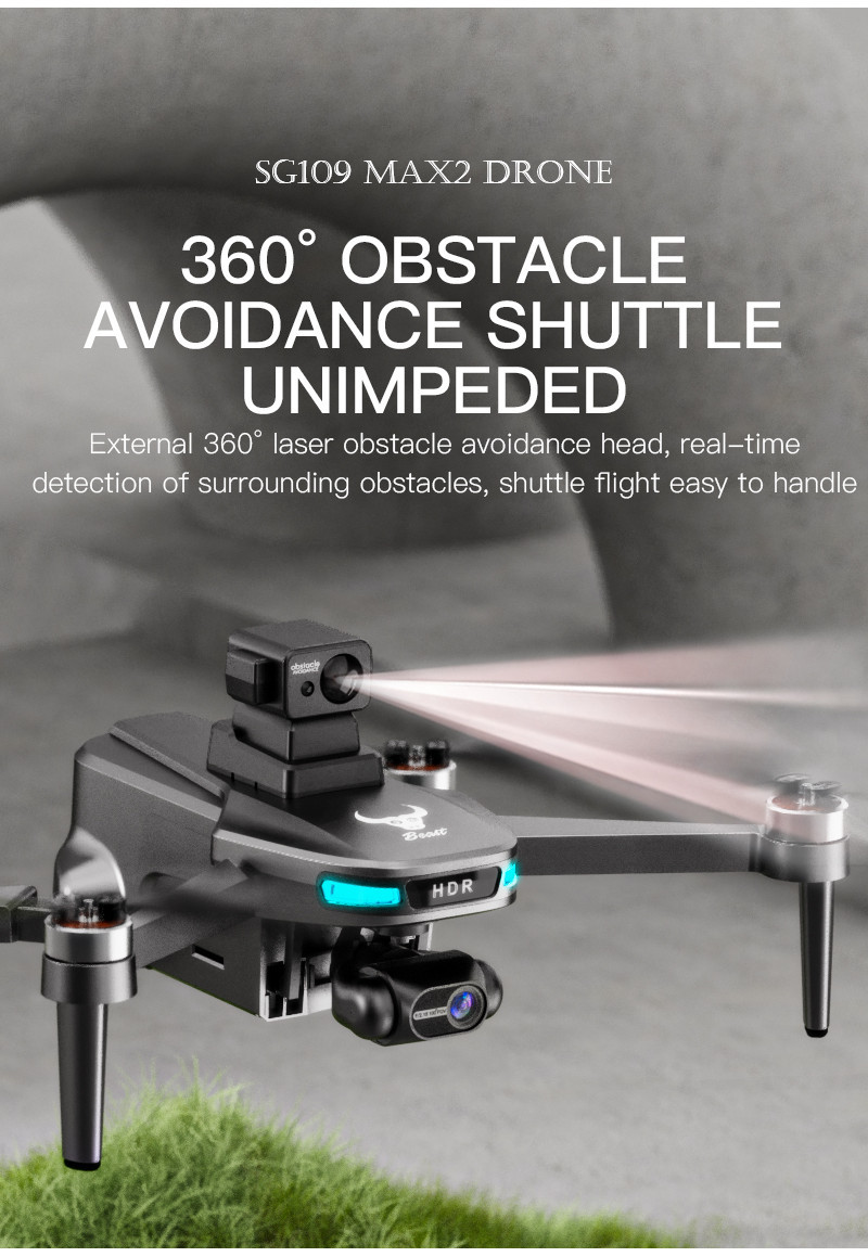 2024 New Arrival SG109 Max2 Drone With 3 Axis Gimbal Camera Less Than ...
