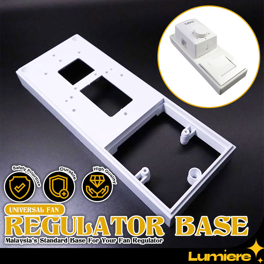 PVC Fan Regulator Base / Nut Box / Surface Type Switch Box Casing ...