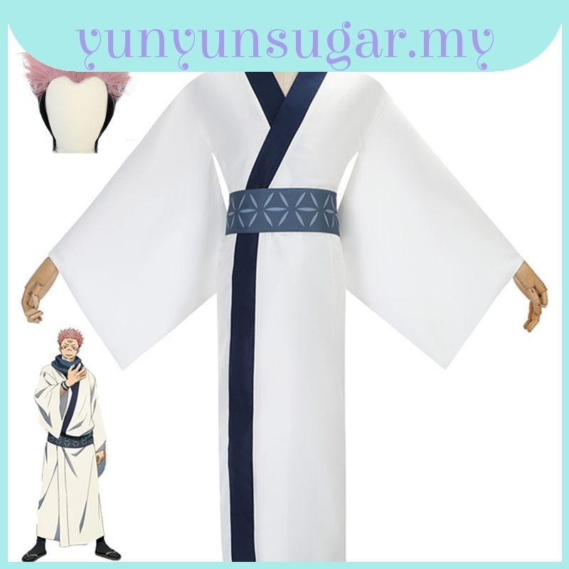 Quality Synthetic Premium Ryomen Sukuna Cosplay Wig For Halloween And ...