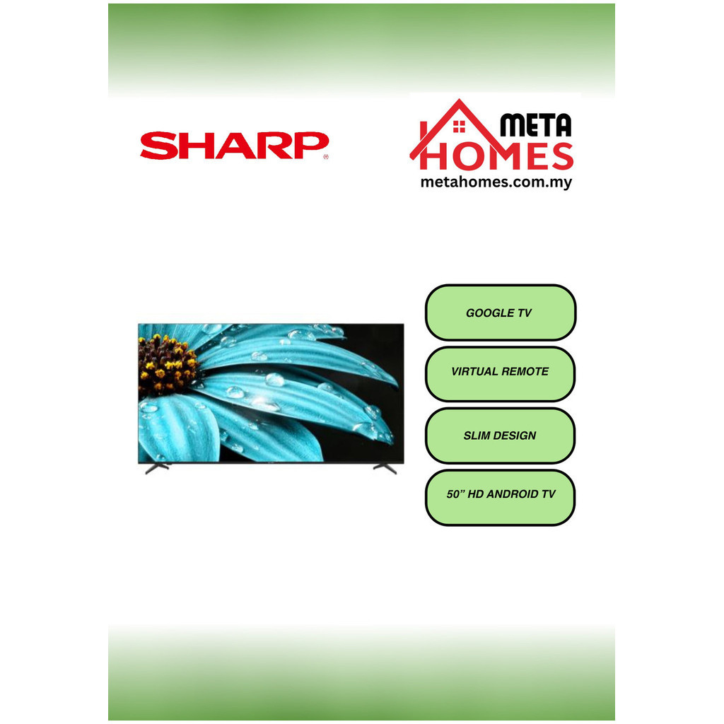 Sharp Aquos 50 inch 4K UHD TV 4TC50FJ1X | Shopee Malaysia