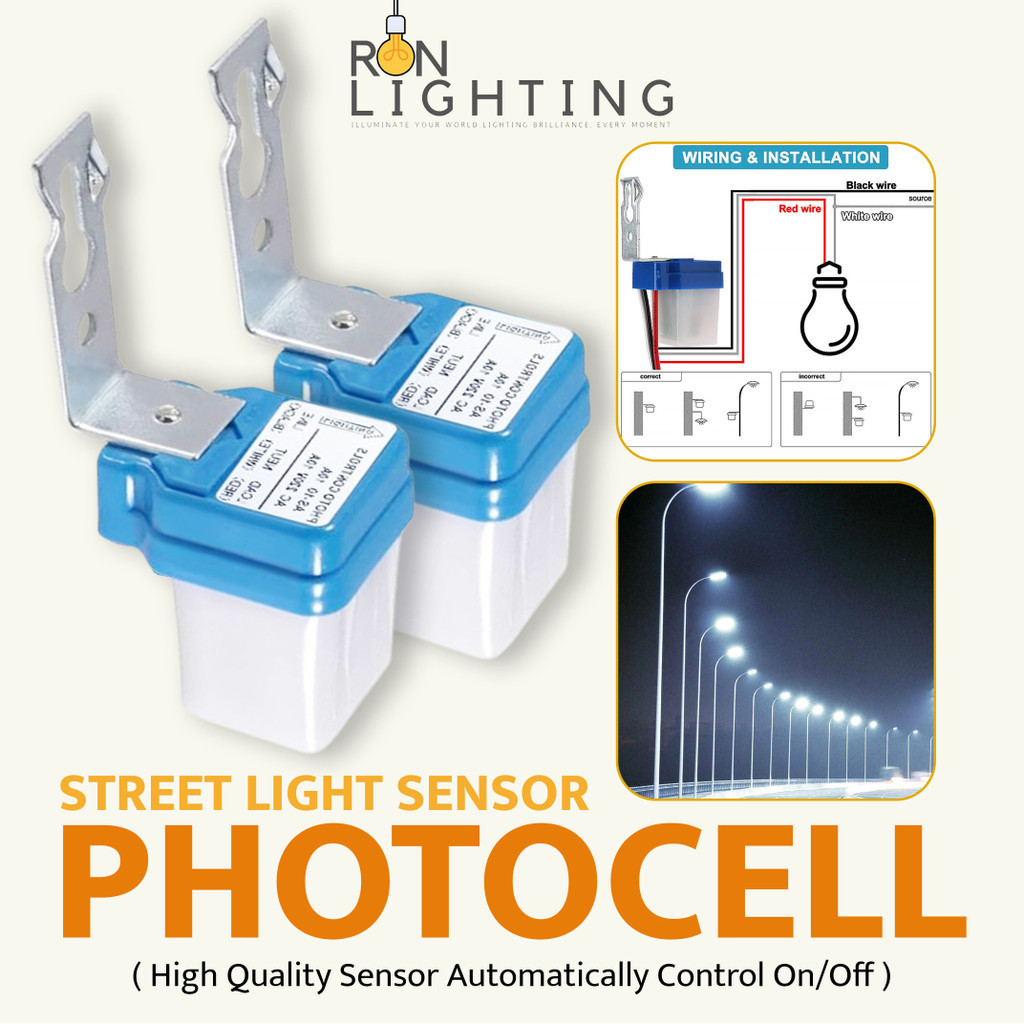 High Quality Photocell AC 240V 220V 10A Photo Sensor AS-10 Automatic ...