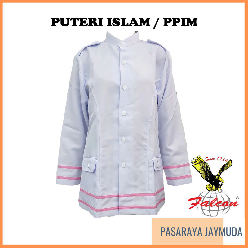 FALCON UNIFORM 129U KOKURIKULUM SEKOLAH BAJU PUTERI ISLAM LENGAN ...