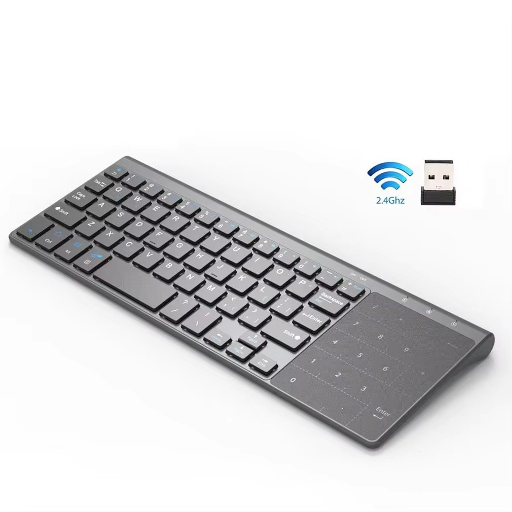 Bluetooth 2.4Ghz Dual-mode Wireless Keyboard Number Numeric Digital ...