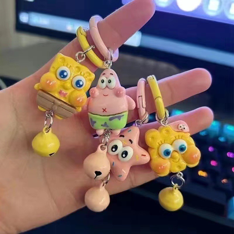 [Magpie] Small card bell couple SpongeBob SquarePants Patrick Star ...