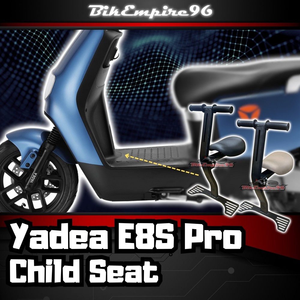 Yadea E8S Pro Child Seat Front Foldable scooter battery car baby safety ...