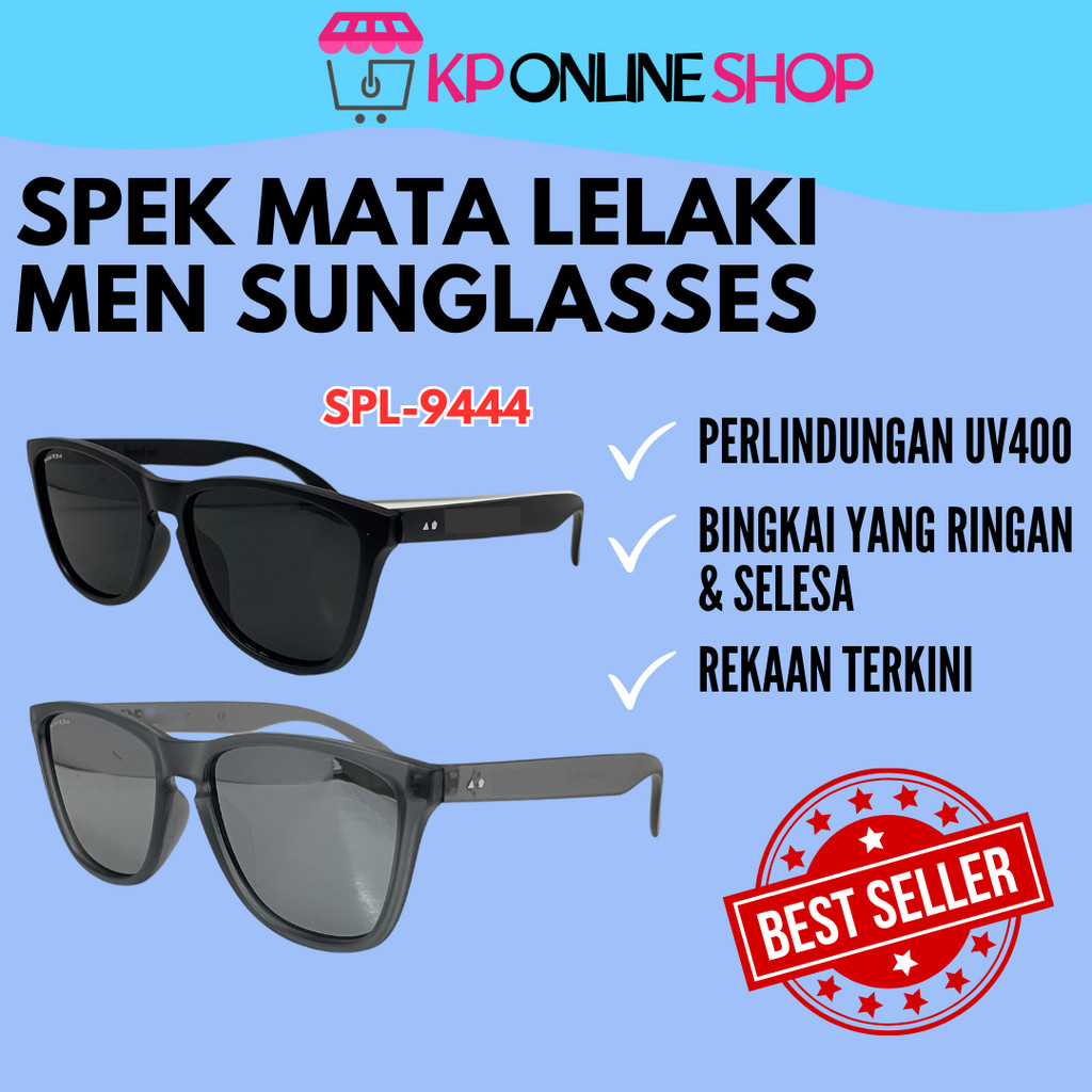 SUNGLASSES FOR MEN CERMIN MATA HITAM LELAKI UKLI FRGSKN SPEK MATA VIRAL ...