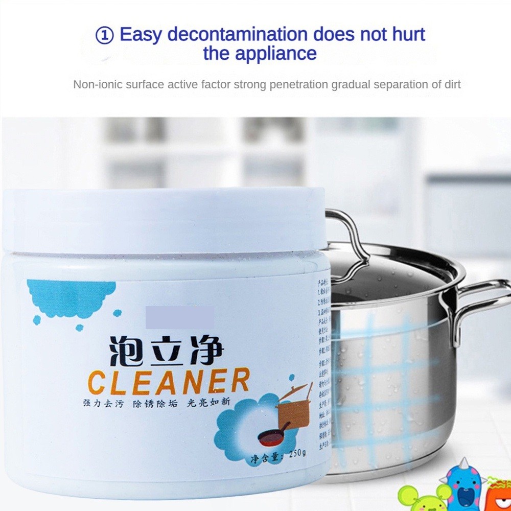 110g Stain Cleaner Kitchen Household Potware Powerful Descaling Pot ...