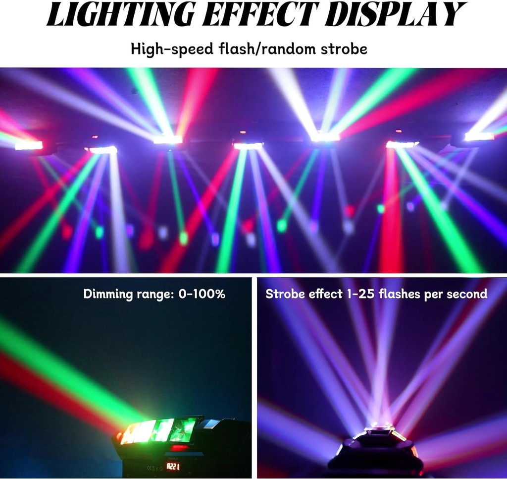 moving head light stage light lampu disco Mini Disco LED DJ RGBW Moving ...