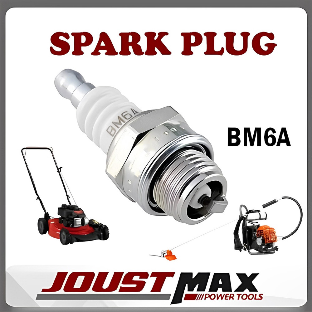 BM6A Spark Plug For Lawn Mower Grass Cutter Brush Cutter Trimmer Mesin ...