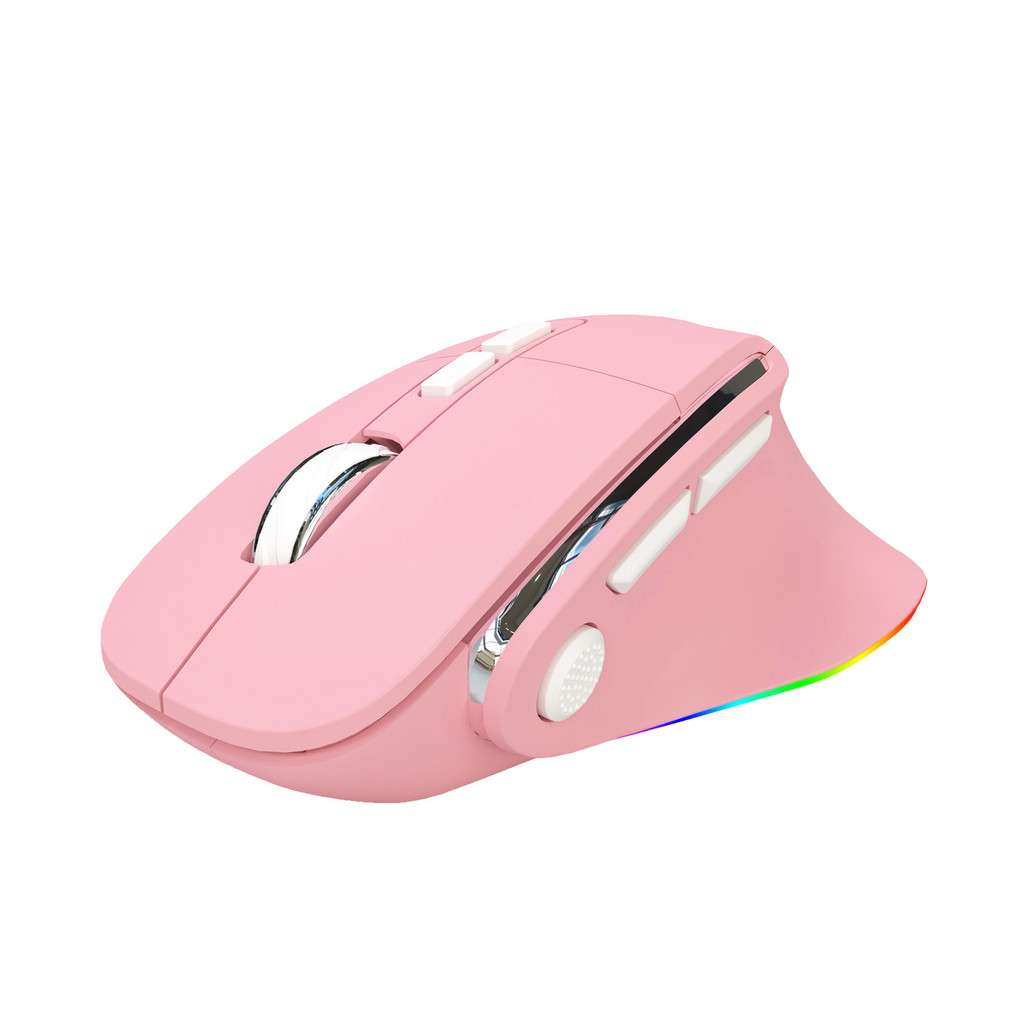 Wireless Computer Mouse Type C Rechargeable Dual Mode Mouse Bluetooth+2 ...