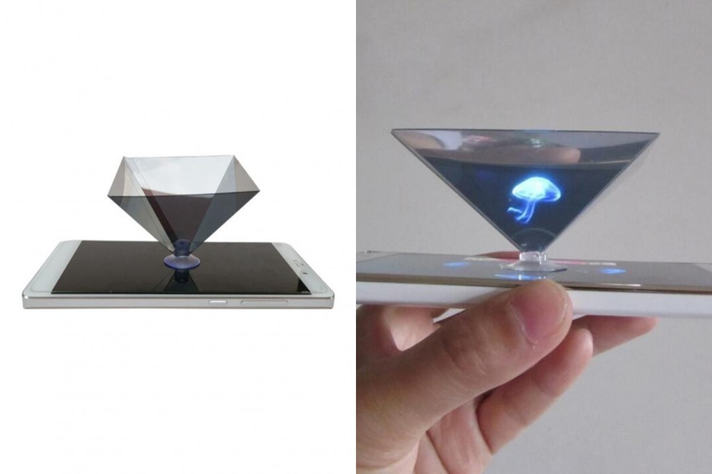Smartphone Hologram Projector Portable 3d Hologram Projector for Smartphones Create Stunning ...