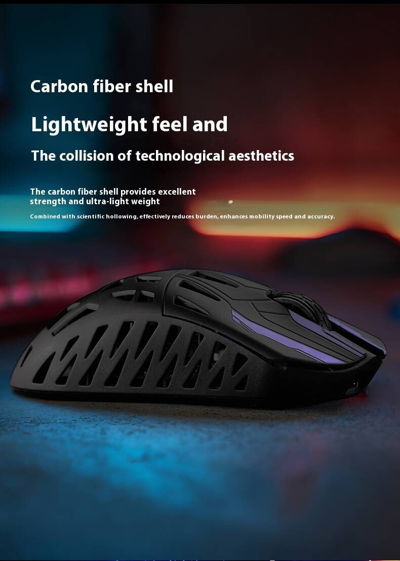 irok HE6 Ultra Carbon fiber the third mock examination wireless mouse ...