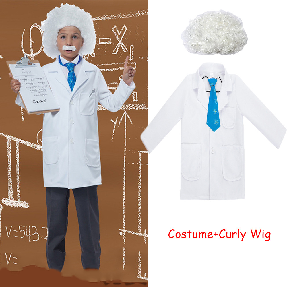 Halloween Buwan Ng Wika Scientist Physicist Einstein Costume for Kids ...