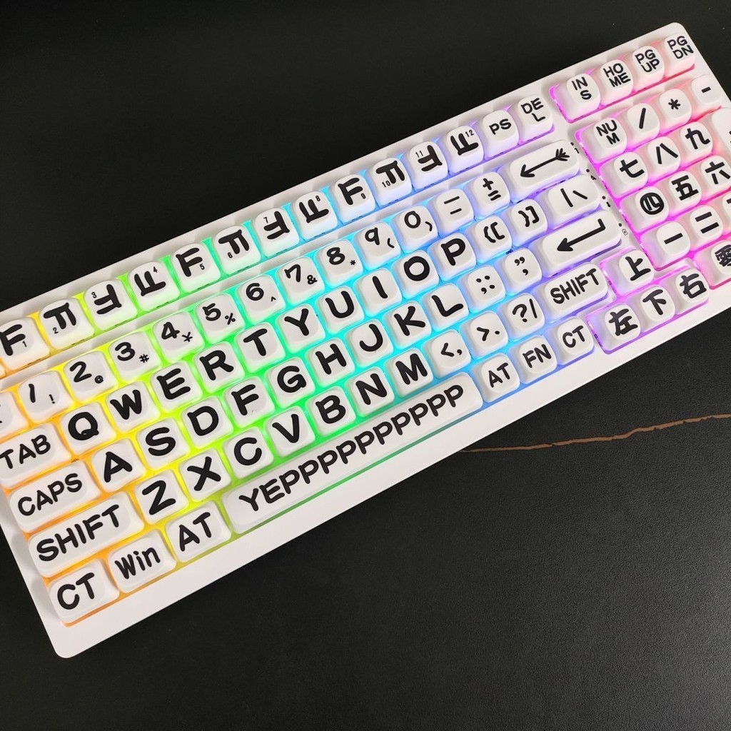 【Super Big Letter】Animal Party Keycap XDA Profile PBT Dye Sublimation ...