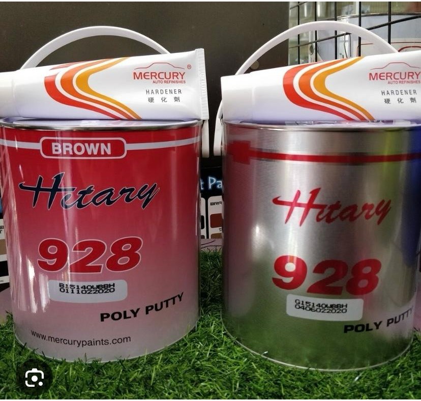 4KG SET NISSAN HITARY 928 POLY PUTTY BROWN&GREY (READY STOCK) | Shopee Malaysia