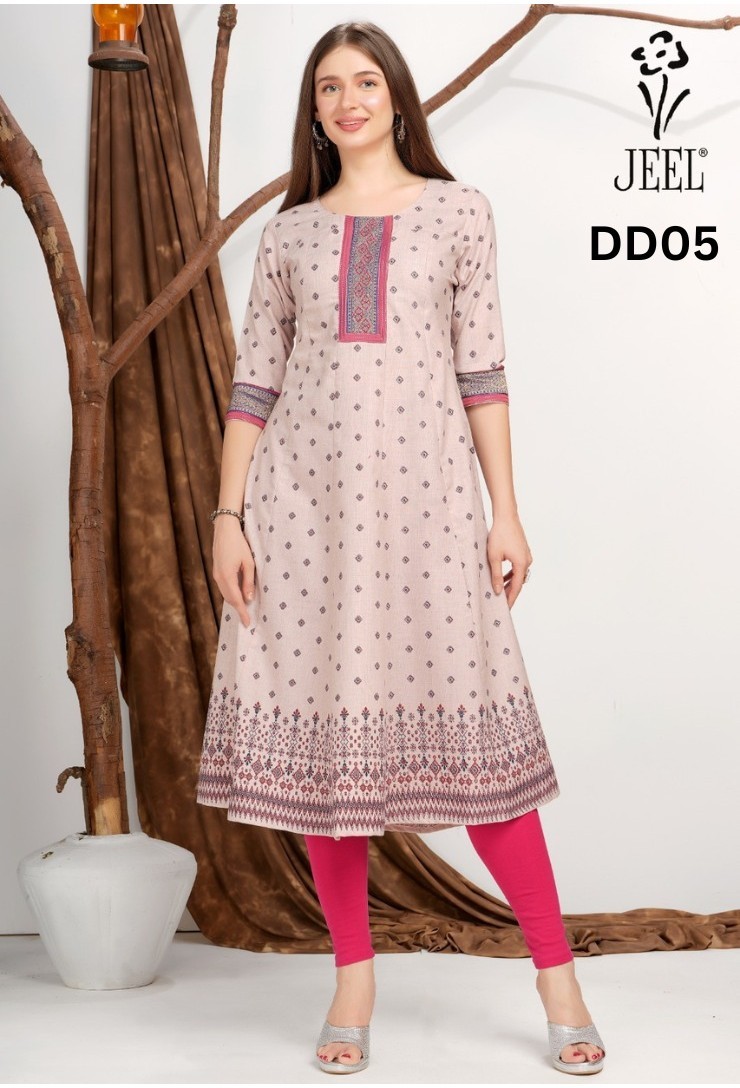 JEEL Anarkali Gown for Casual and Traditional Wear Tops Only DD Series ...
