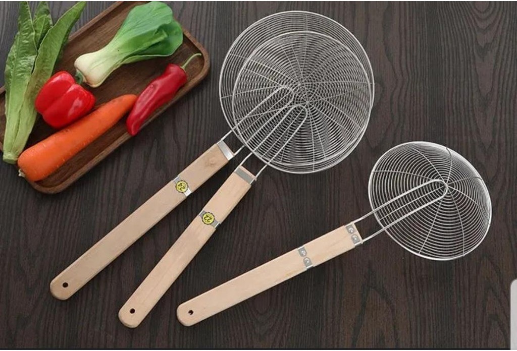 STRAINER STANLESS STEEL(PENAPIS BESI MAKANAN) | Shopee Malaysia