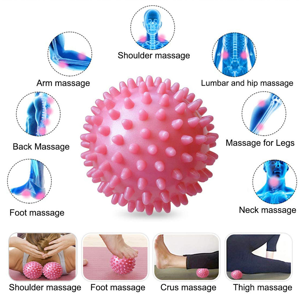 Worthdefence Massage Yoga Balls PVC Exercise Sport Fitness Ball Body ...
