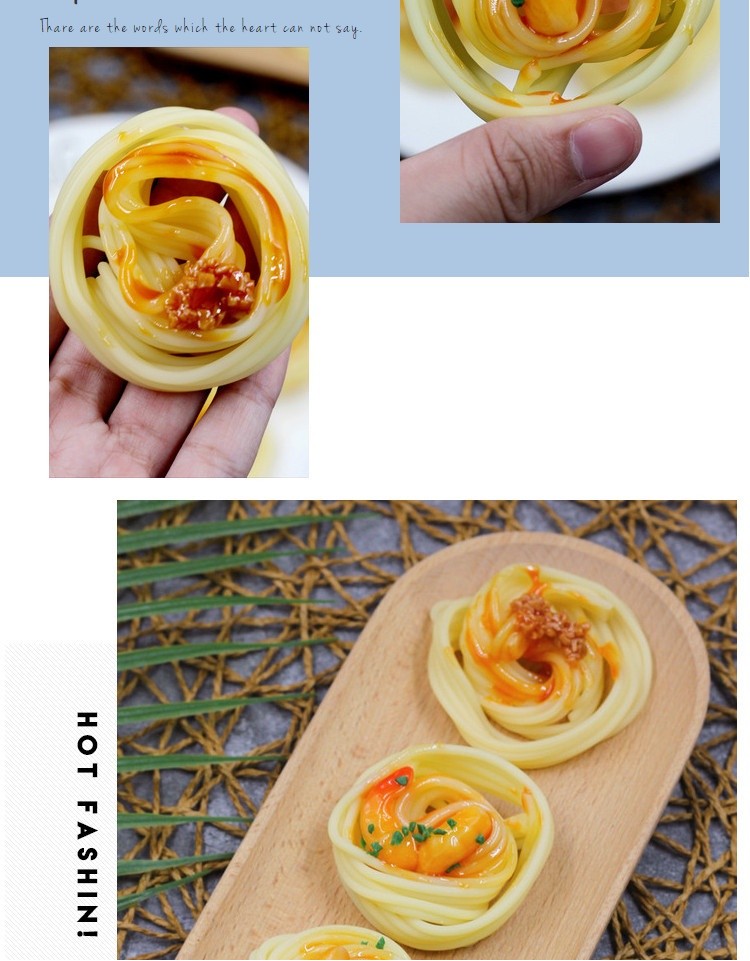 Simulated Spaghetti Fake Artificial Noodles Food Pasta Model for ...