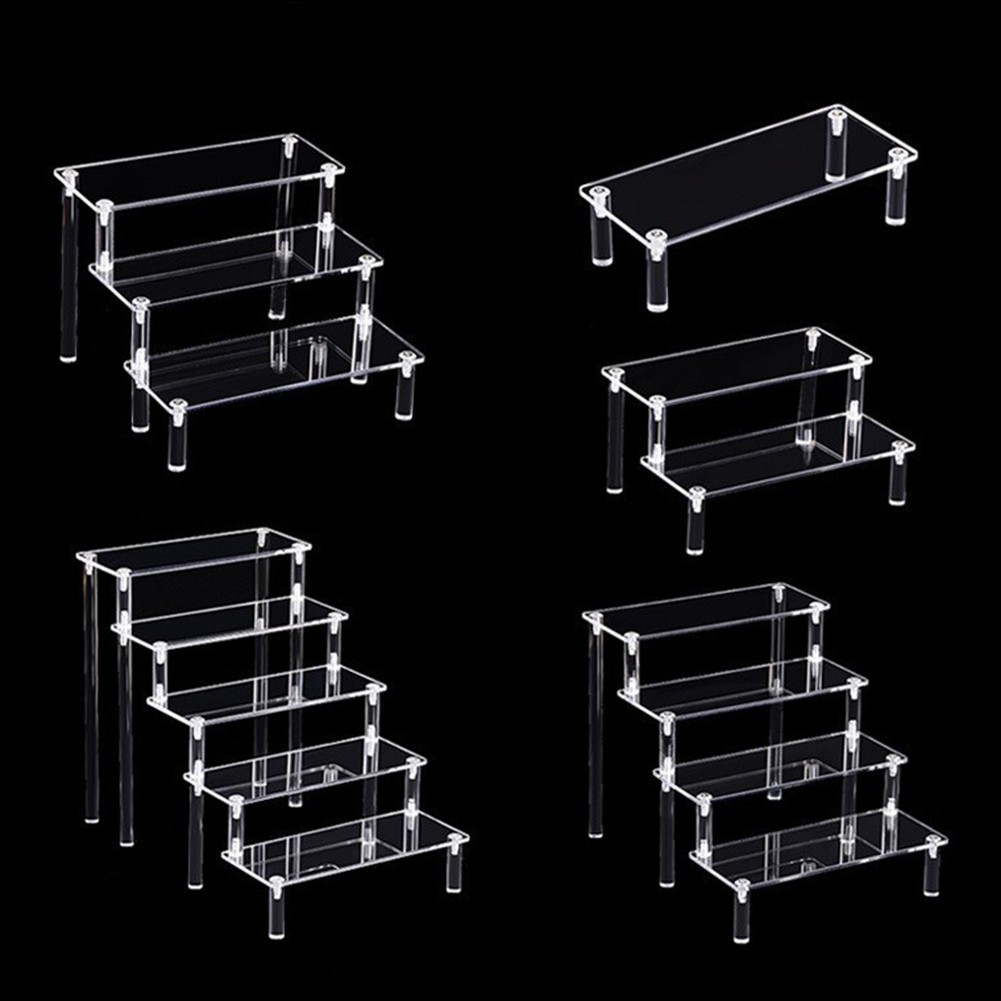 {Mulstore} 1-4 Layers Acrylic Display Stand Perfume Figurine ...