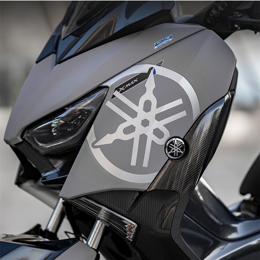 2PCS YAMAHA Emblem Logo Reflective Cahaya Cutting Motorcycle Helmet ...