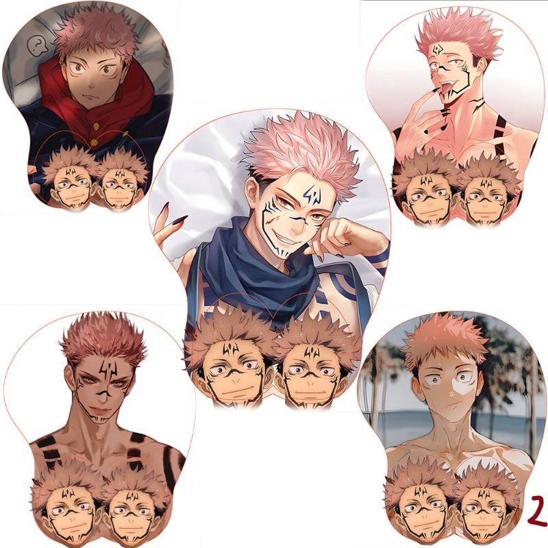Jujutsu Kaisen Satoru Gojo Ryomen Sukuna Mouse Pad Wristband Anime ...