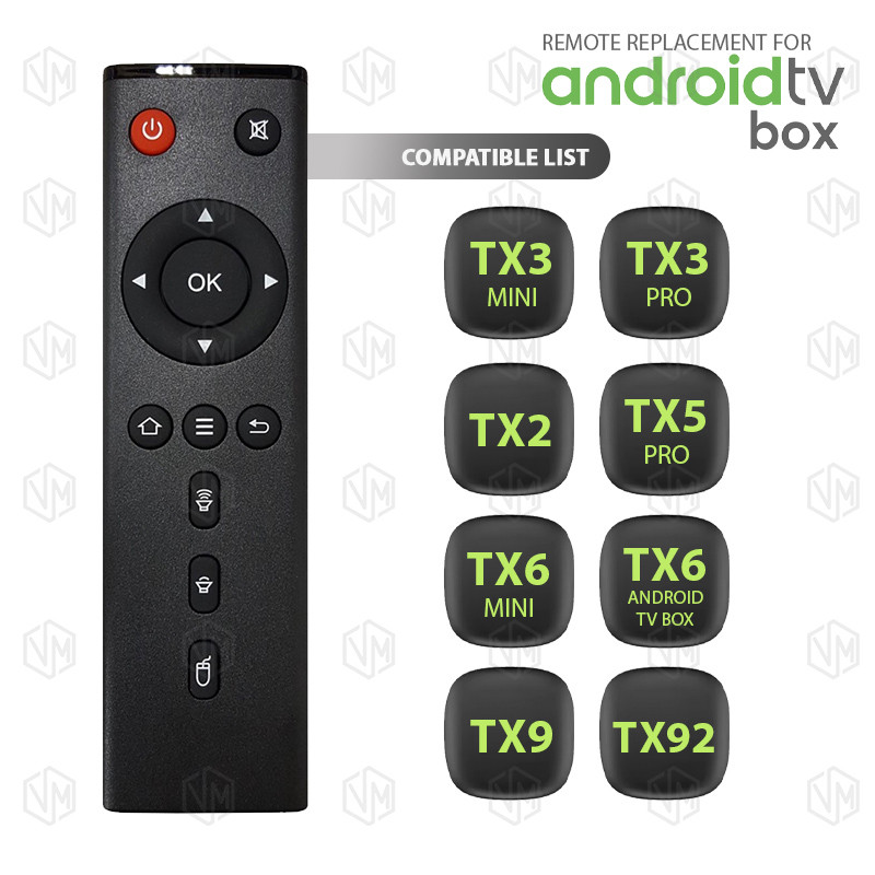 TANIX TX6 Remote Control for TX5 Max TX3 MAX Mini TX2 TX9 TX92 Android ...
